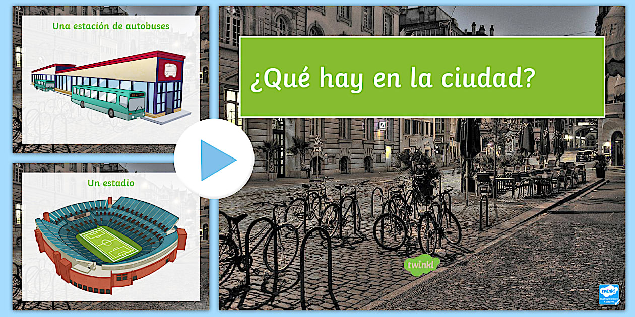 Places in Town PowerPoint Spanish