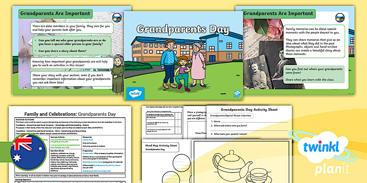 Foundation HASS History Family and Celebrations Grandparents Day