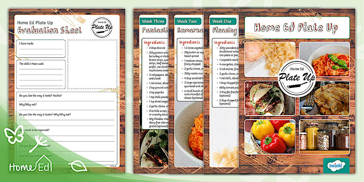 Home Ed Plate Up 2023 Challenge Pack (teacher made) - Twinkl