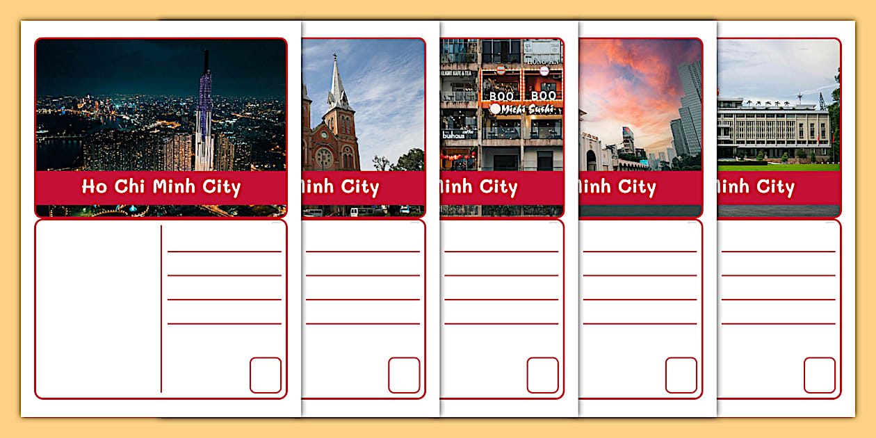 Ho Chi Minh City Postcards