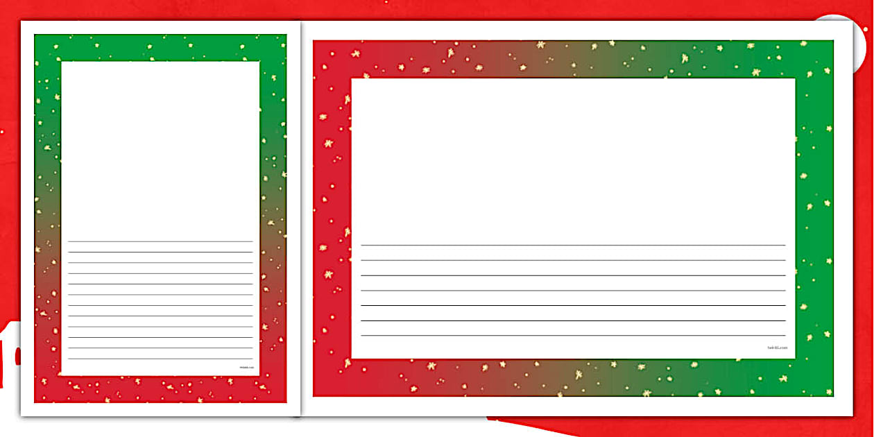 👉 Christmas Page Border Pack (teacher made) - Twinkl