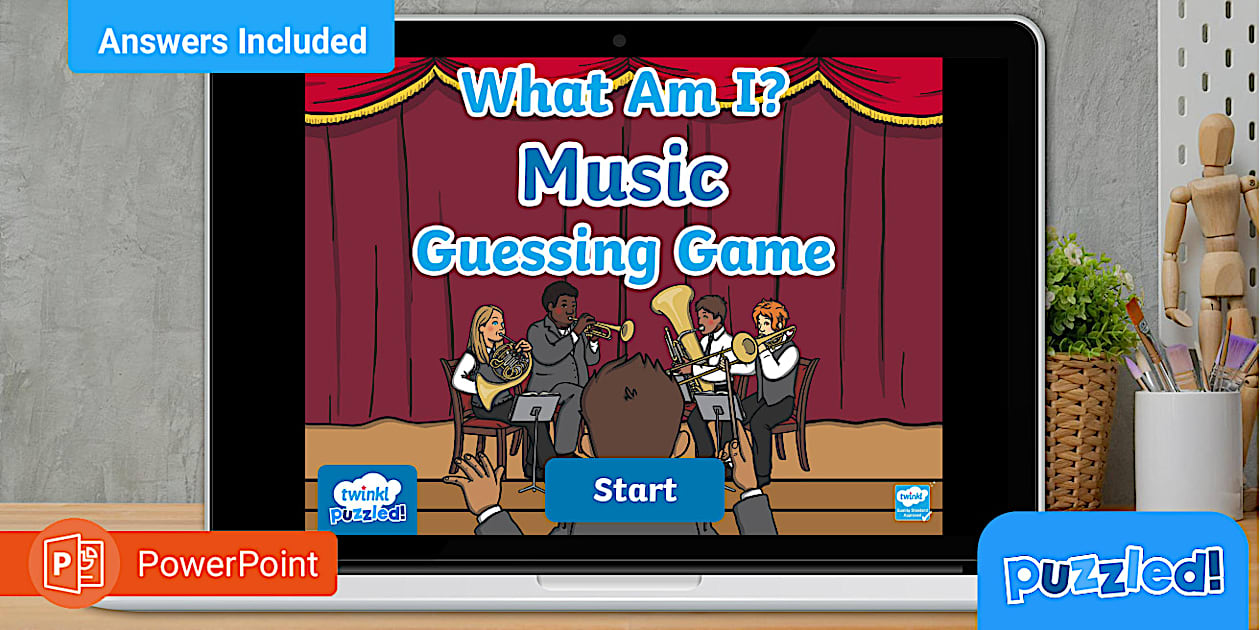 Music Guessing Game: What am I? PowerPoint - Twinkl Puzzled