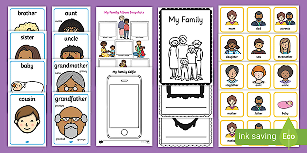 History Junior Infants My Family Pack 2 (teacher made)