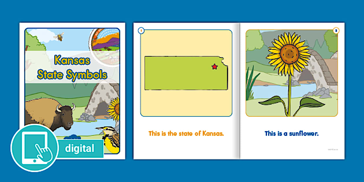 Kansas State Symbols Emergent Reader eBook | Twinkl