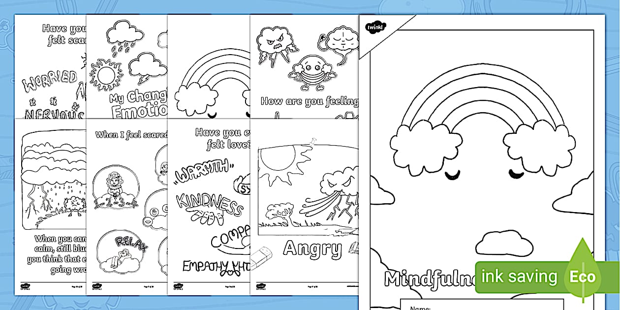 My Changing Emotions - Mindfulness Booklet (teacher made)