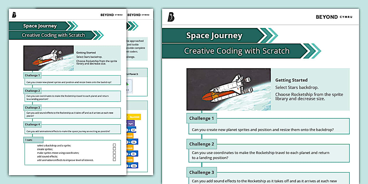 Space Journey Scratch Activity Sheet (teacher made) - Twinkl