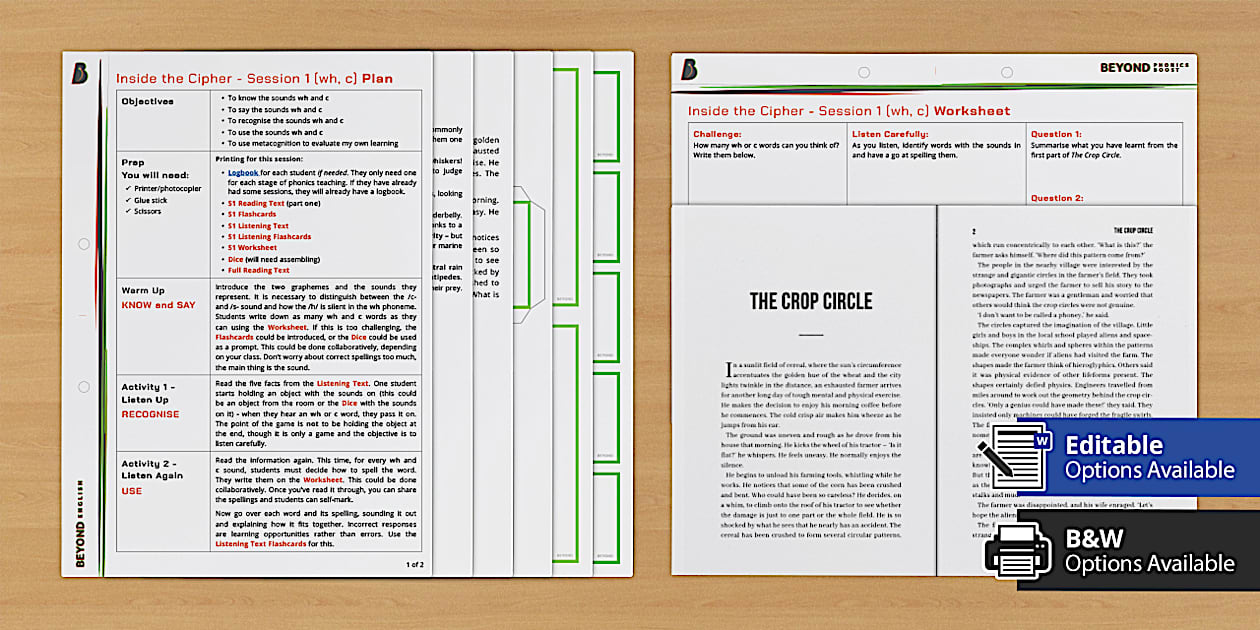ITC Phonics Stage Five, Week 8 (teacher made) - Twinkl