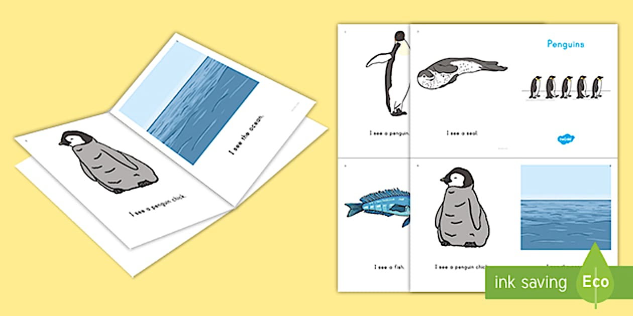 Penguins Emergent Reader | Teaching Resources |Twinkl