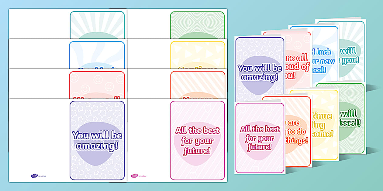 Last Day of School Cards (Teacher-Made) - Twinkl