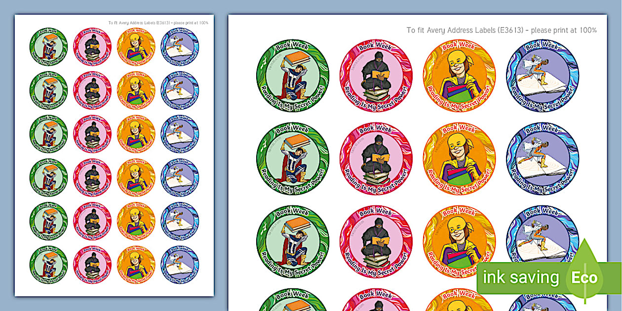 Reading Is My Super Power Stickers
