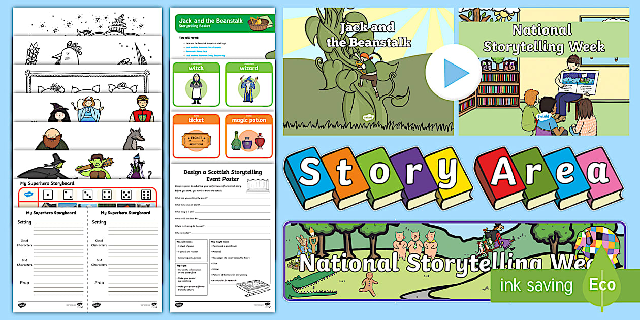 CfE First Level National Storytelling Week Resource Pack