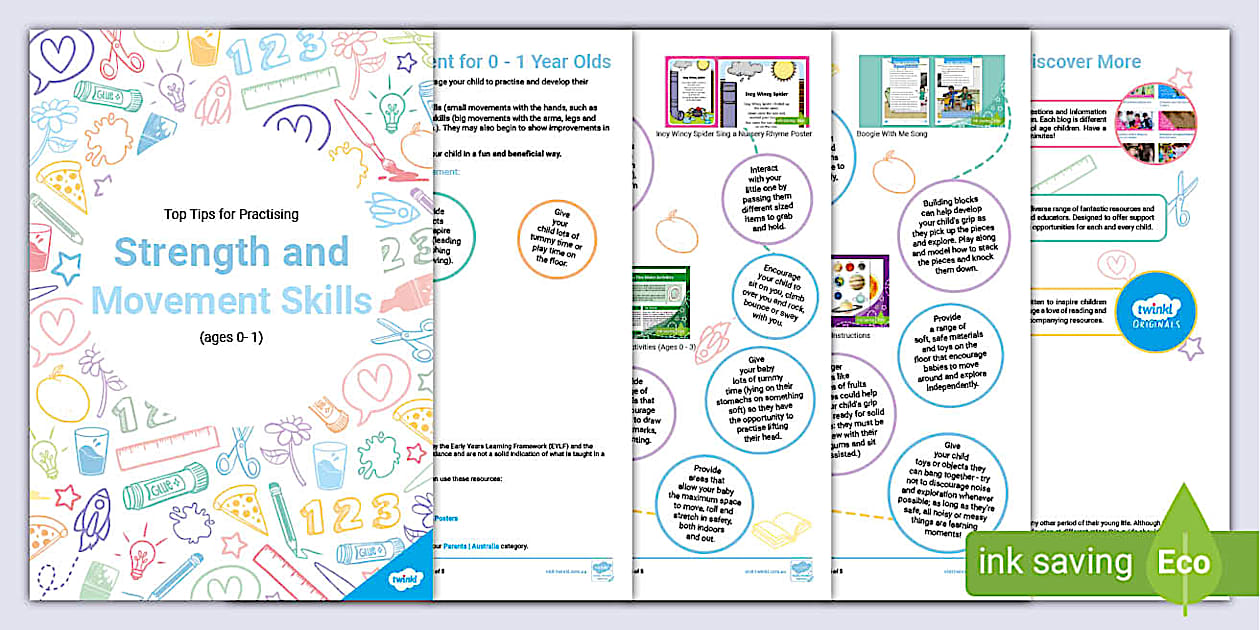 Milestone Booklet Physical 0-1 (teacher made) - Twinkl