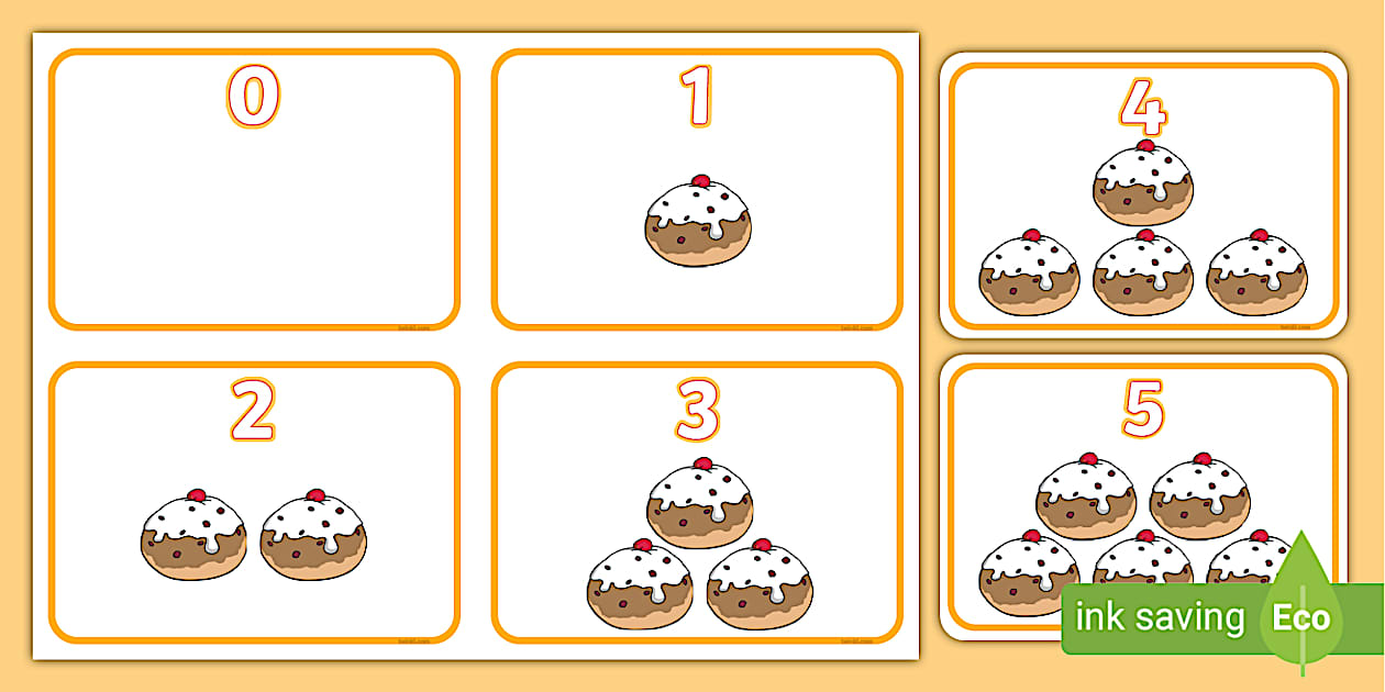 👉 Five Currant Buns Sequencing Number Cards | Twinkl