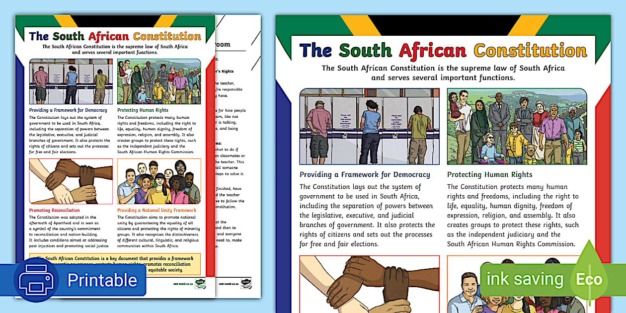South African constitution PDF | History | Twinkl ZA