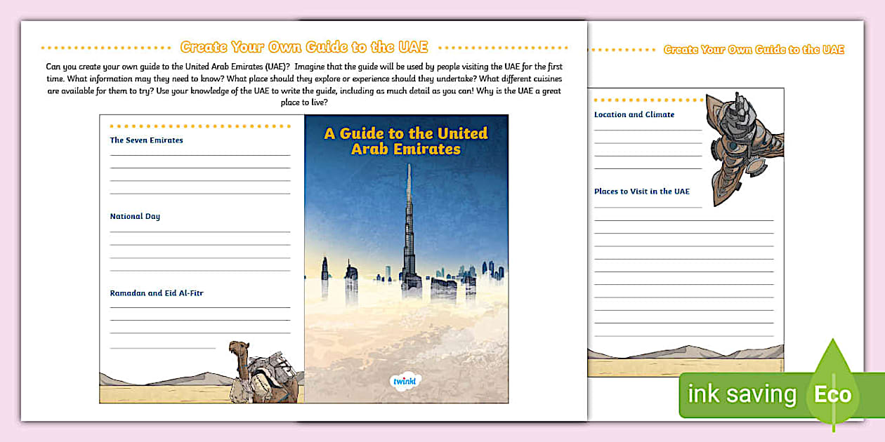 A Guide to the UAE (teacher made) - Twinkl