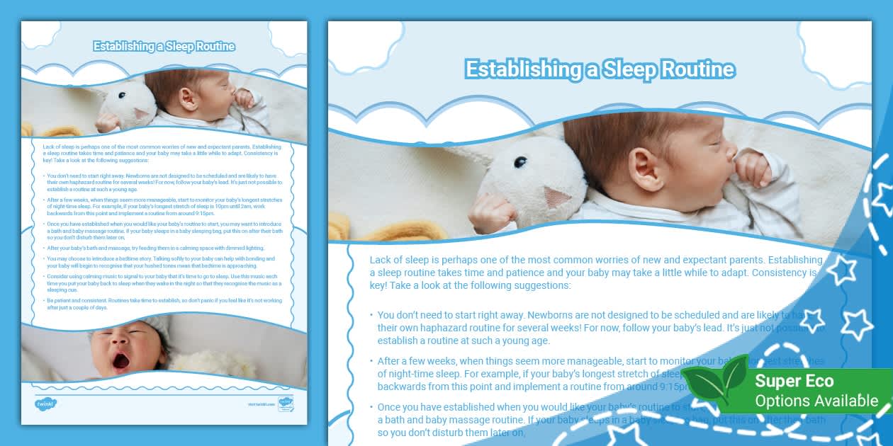 Top Tips For Establishing A Baby Sleep Routine - Parents