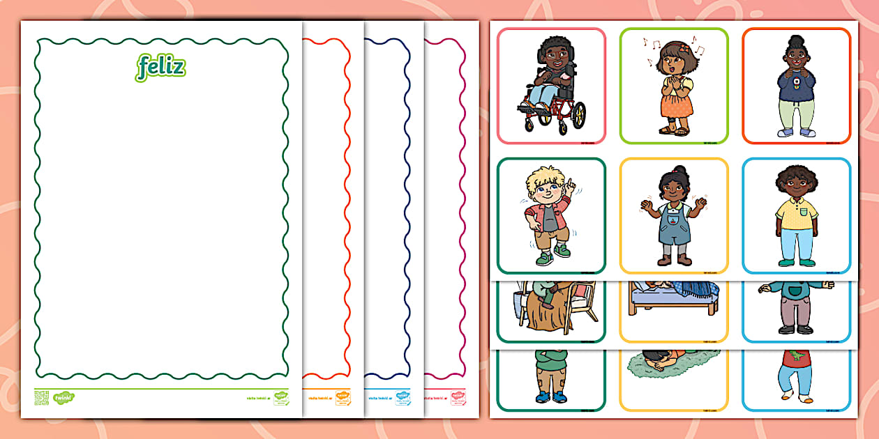 Actividad: clasificación de sentimientos y emociones -Twinkl