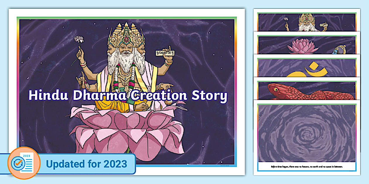 Hindu Creation Story Cards - Twinkl