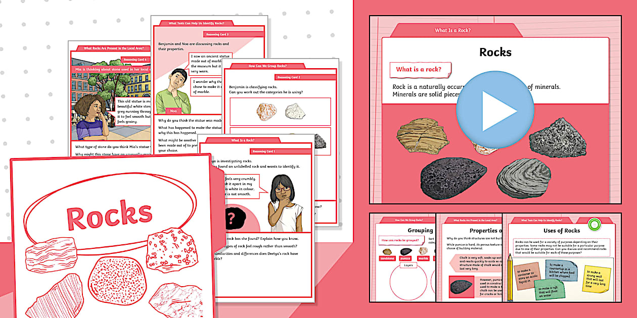 Step into Science: Y3: Autumn: Block 5: Rocks: Steps 1 to 4