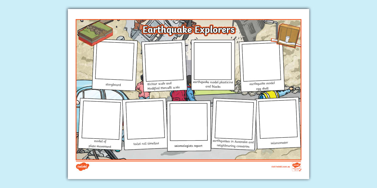 Earthquake Explorers Snapshots (Teacher-Made) - Twinkl