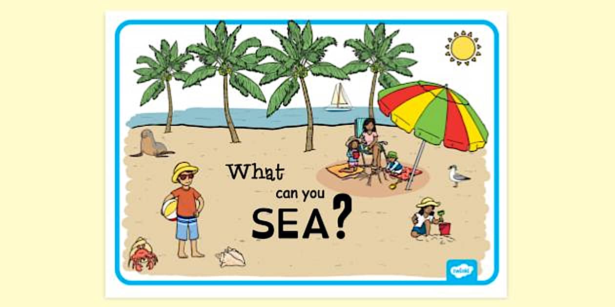 Poster of the Sea Beaches | Primary Resources (Teacher-Made)
