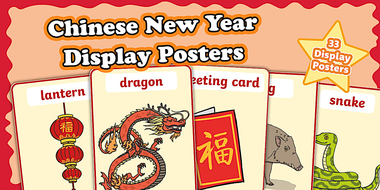 Chinese New Year Display Posters