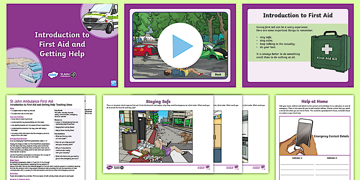 FREE! - St John Ambulance | Introduction to First Aid PowerPoint