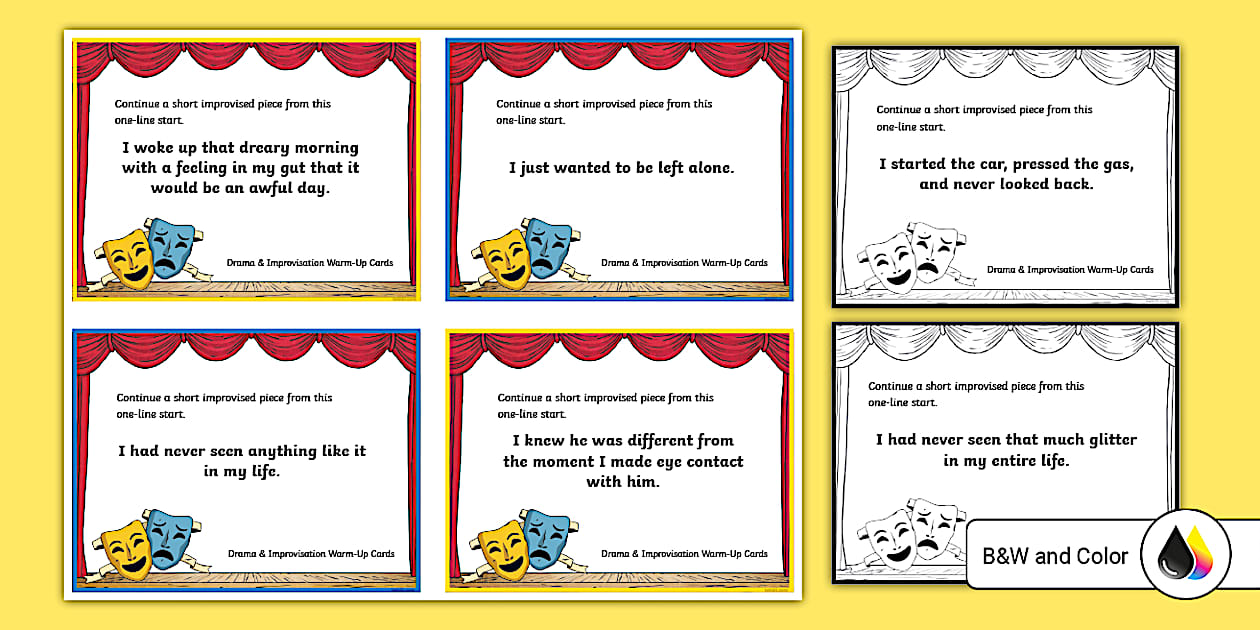 Improvisation Drama Game For Middle School | Twinkl USA