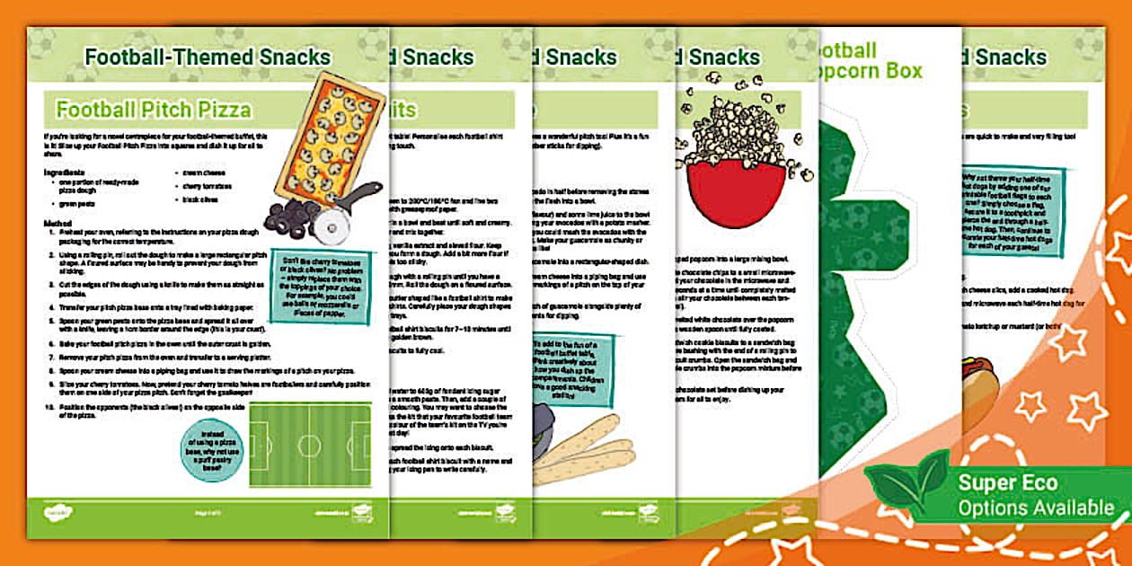 Football-Themed Snack Ideas | Kids Summer Activities