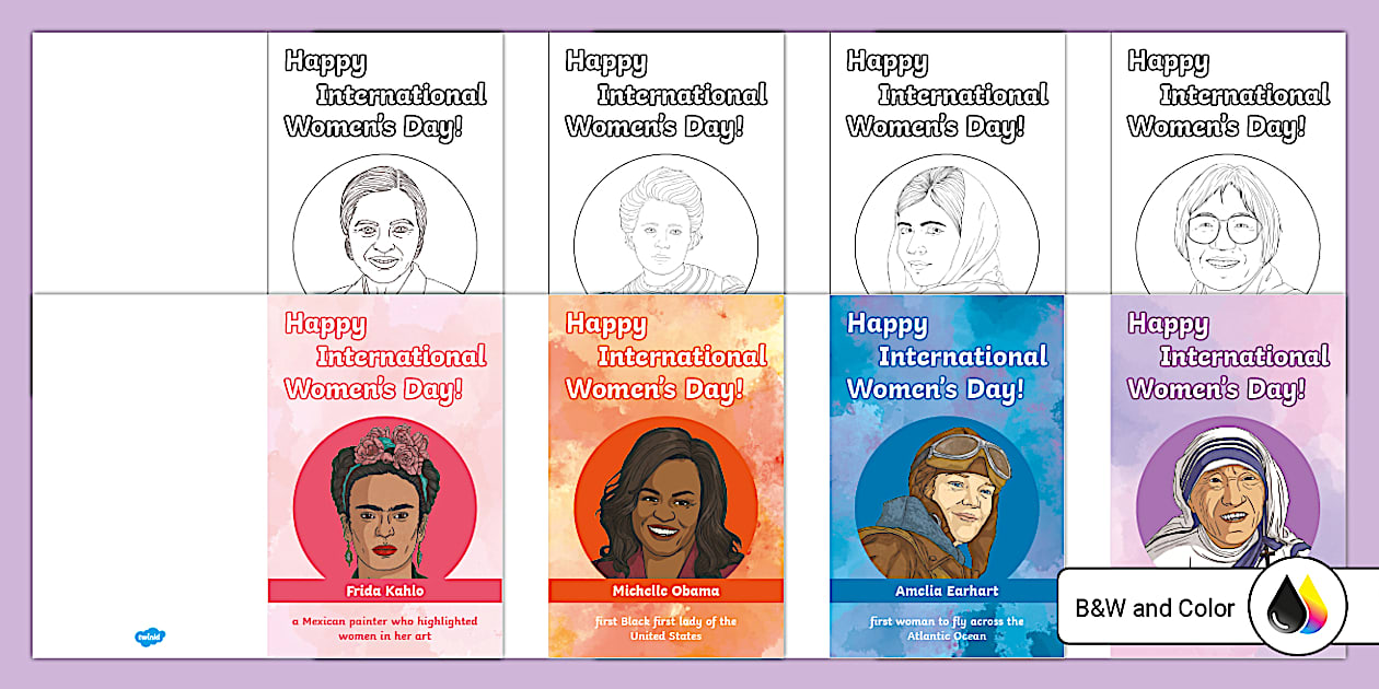 International Women's Day Card Pack | Resources | Twinkl USA