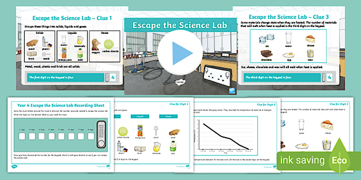 What's the Matter? Escape the Room Game (teacher made)