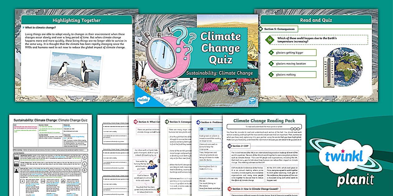 Y4 Writing: Sustainability: Climate Change: Information Texts Lesson 4
