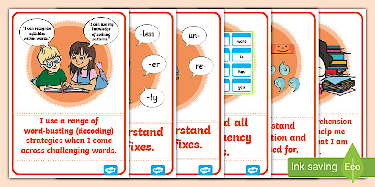 Reading Progression Posters - After 3 Years at School