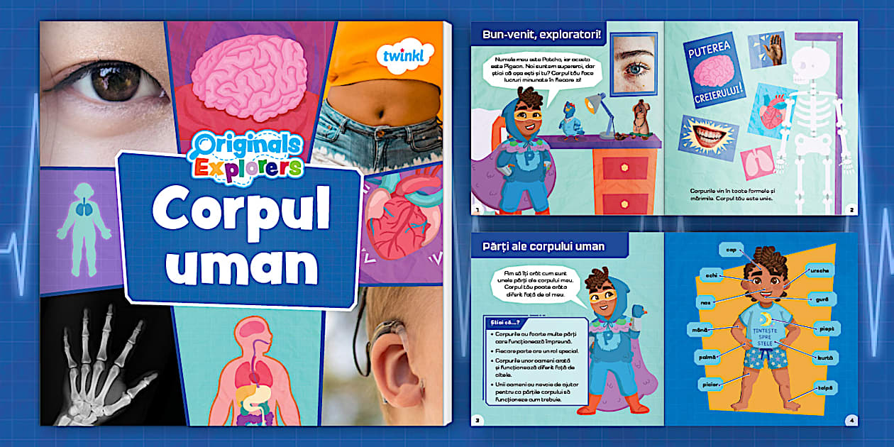 Original Explorers: Corpul uman – eBook - Twinkl