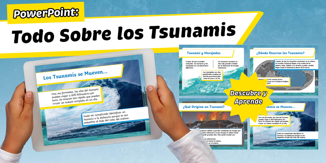 PowerPoint | Tsunamis | Ciencias Naturales | 5° Básico