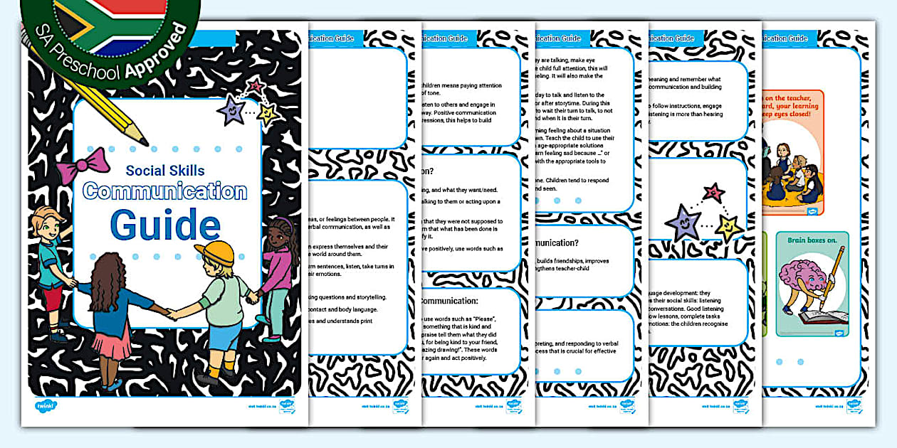 Preschool: Social Skills- Communication Guide (teacher made)