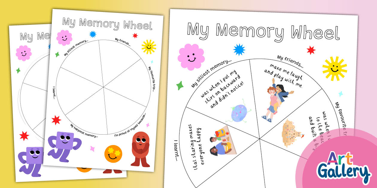 My Memory Wheel (teacher made) - Twinkl