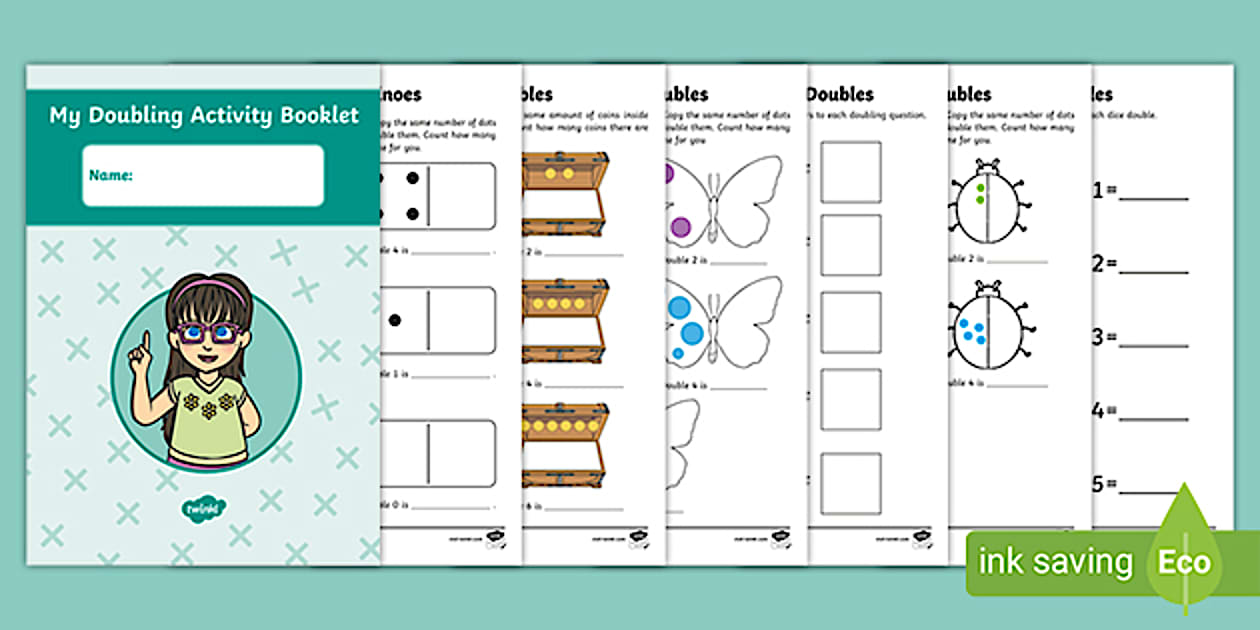 👉 EYFS Doubling Maths Activity Booklet (teacher made)