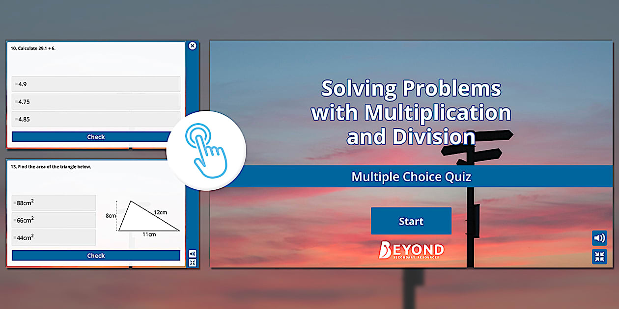 👉 Problems with Multiplication and Division - Interactive Quiz