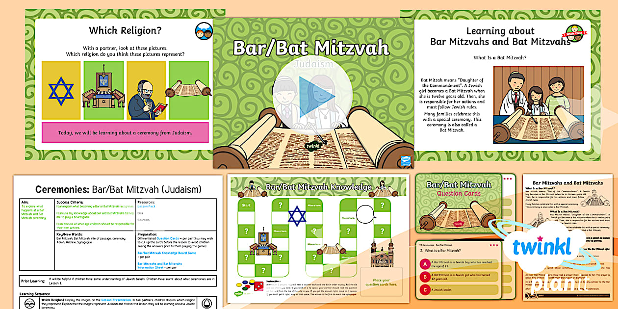 RE: Ceremonies: Bar Mitzvah/Bat Mitzvah (Judaism) Year 2 Lesson 3