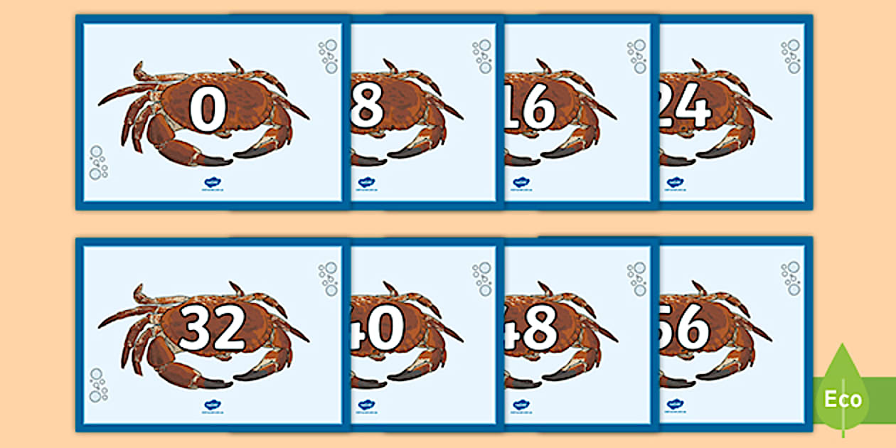 Counting in 8s Display Poster (Teacher-Made) - Twinkl