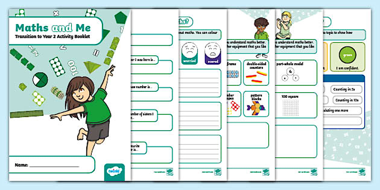 👉 Maths and Me Transition to Year 2 Activity Booklet