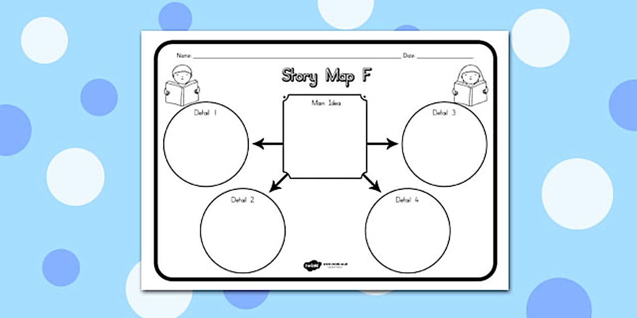 Story Map F Worksheet (teacher made) - Twinkl