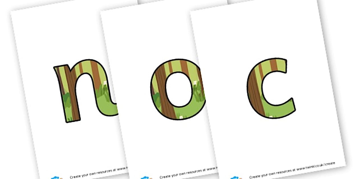 nocturnal animals - display lettering