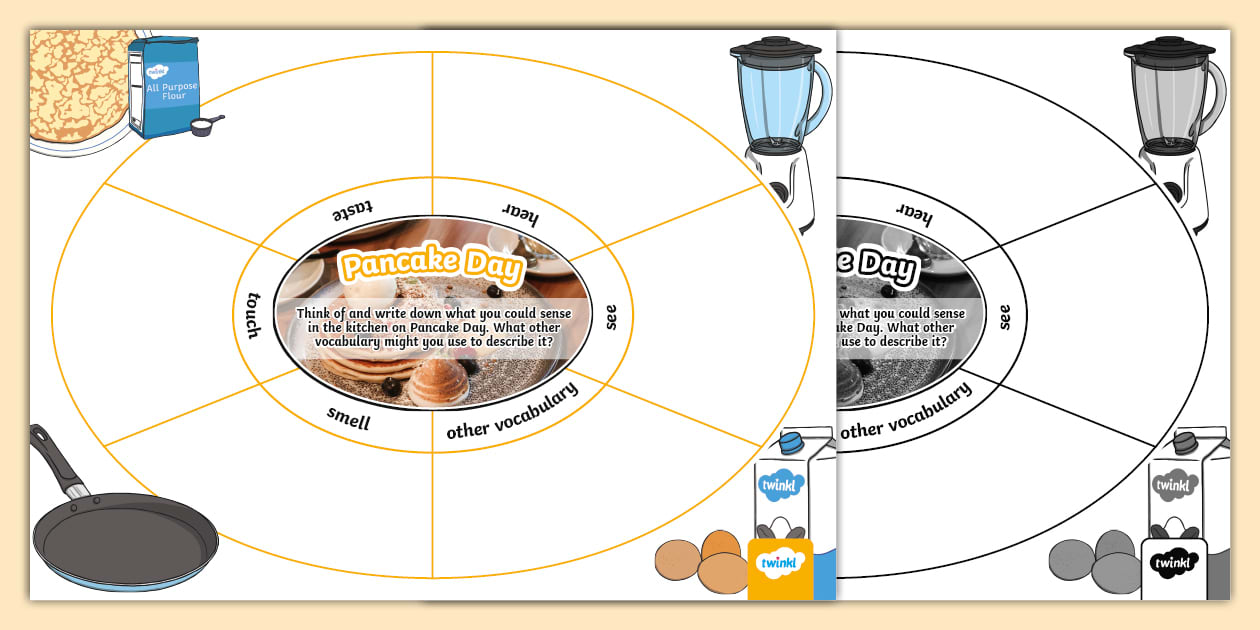 Pancake Day Senses Around the Table (Lehrer gemacht)