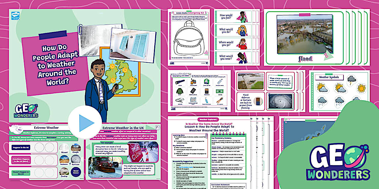 Geo Wonderers KS1: Weather Explorers Lesson Pack 6 - Twinkl