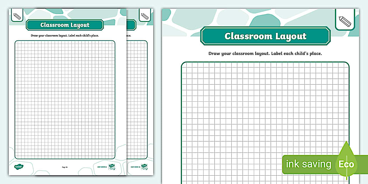 Teacher Planner: Classroom Layout (Teacher-Made) - Twinkl