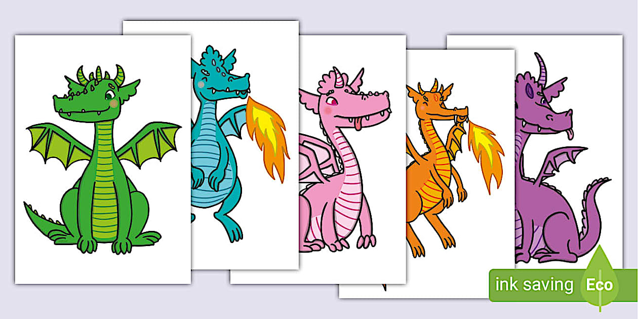 Dragon Bedroom Decoration Display Posters (teacher made)