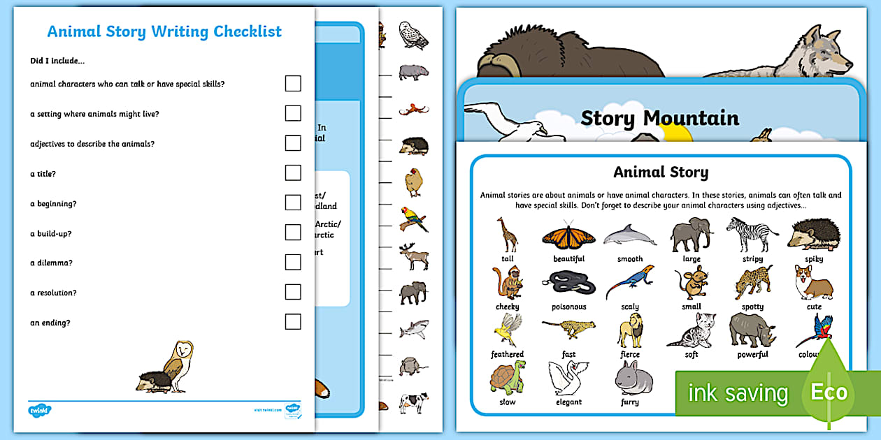 KS1 Animal Story Writing Resource Pack (teacher made)