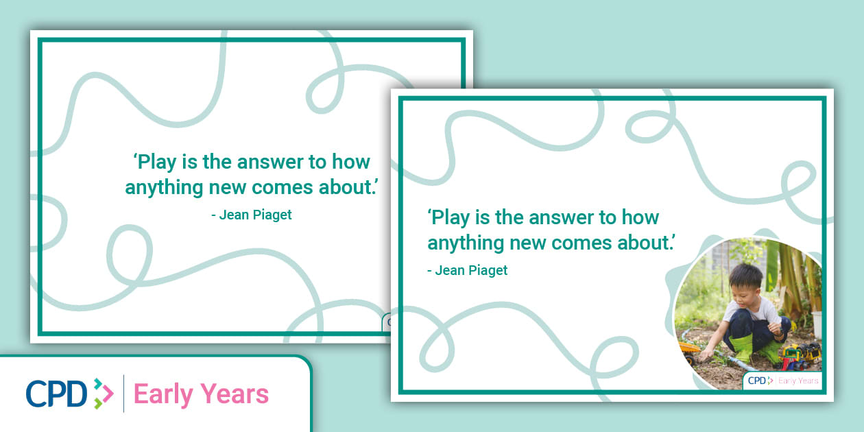 Jean Piaget | Quote 2 | Poster (teacher made) - Twinkl